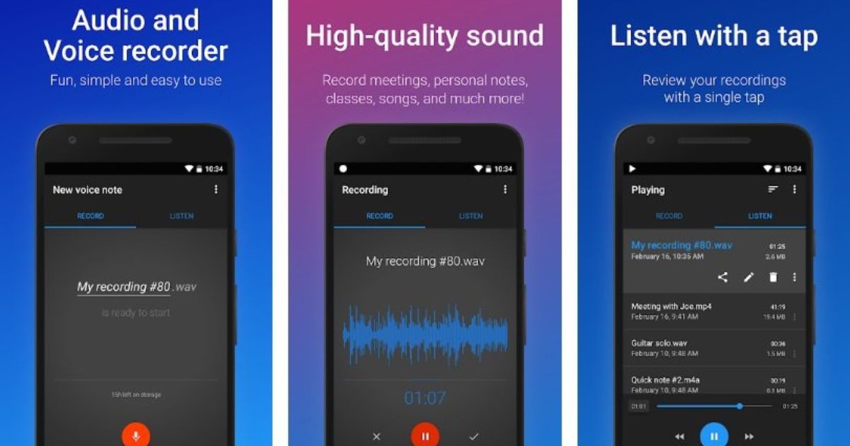 5 Aplikasi Perekam Suara Terbaik di HP - JETE Indonesia