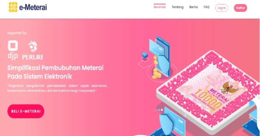 Harga dan Cara Menggunakan E-Meterai dengan Mudah - JETE Indonesia