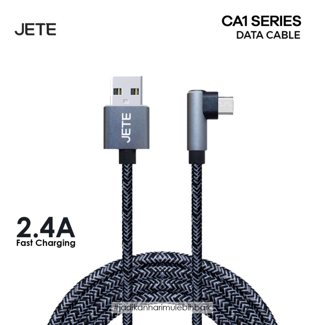 Jual Kabel Data JETE CA1 2.4A Murah - JETE Indonesia