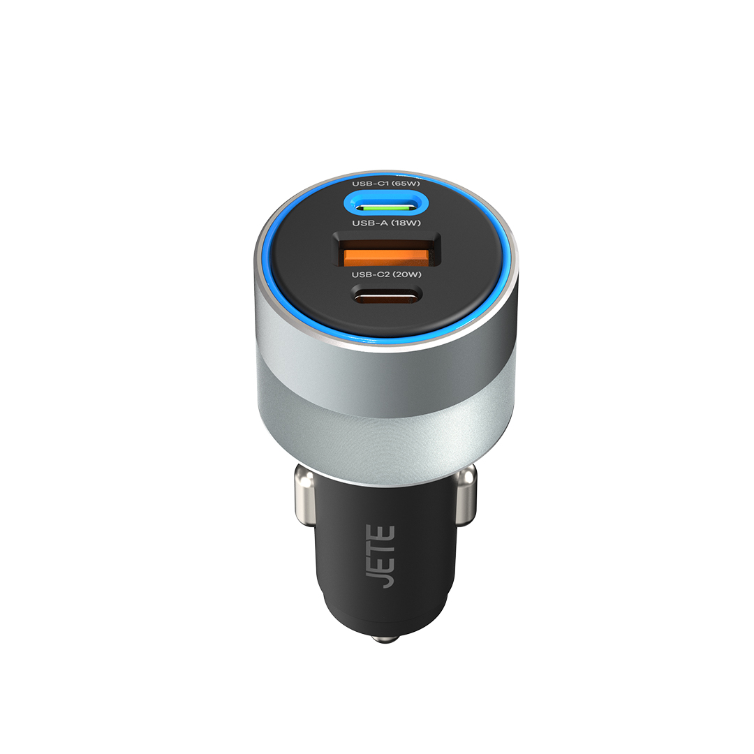 Jual Charger Mobil Fast Charging JETE J8 85W - JETE.id