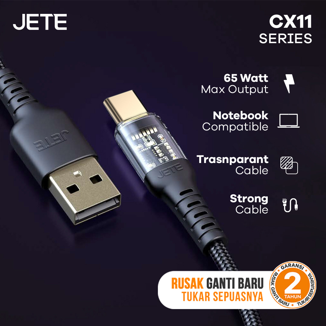Jual Kabel Data Micro JETE CX11 Series - 2.4A | JETE.id