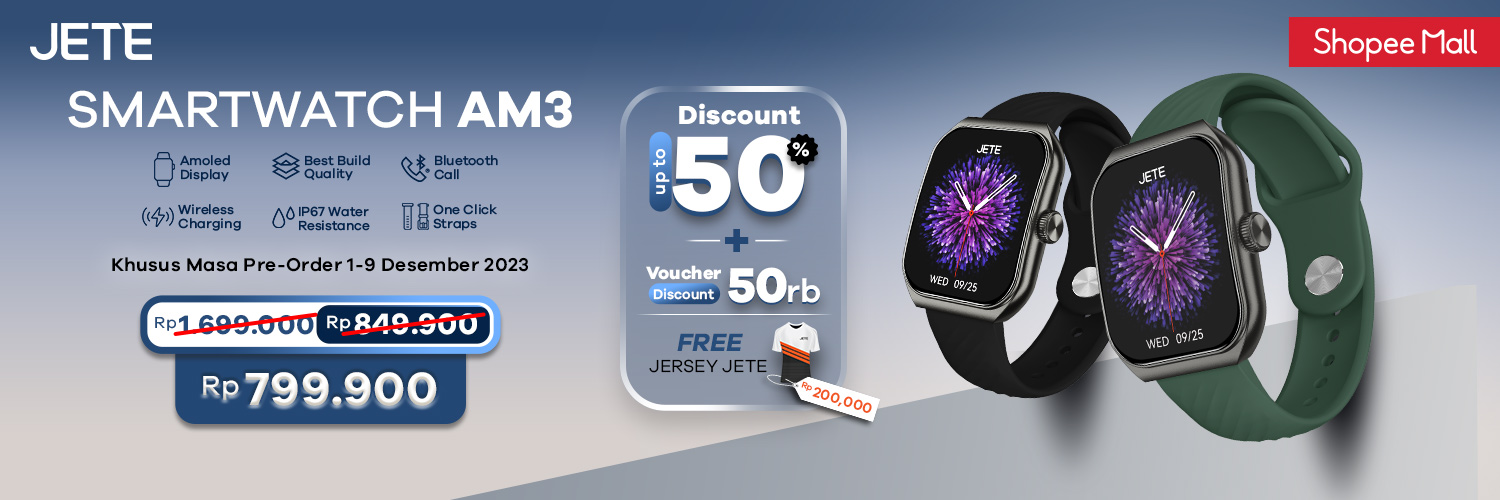 5 Smartwatch JETE Terbaik untuk Temani Aktivitasmu