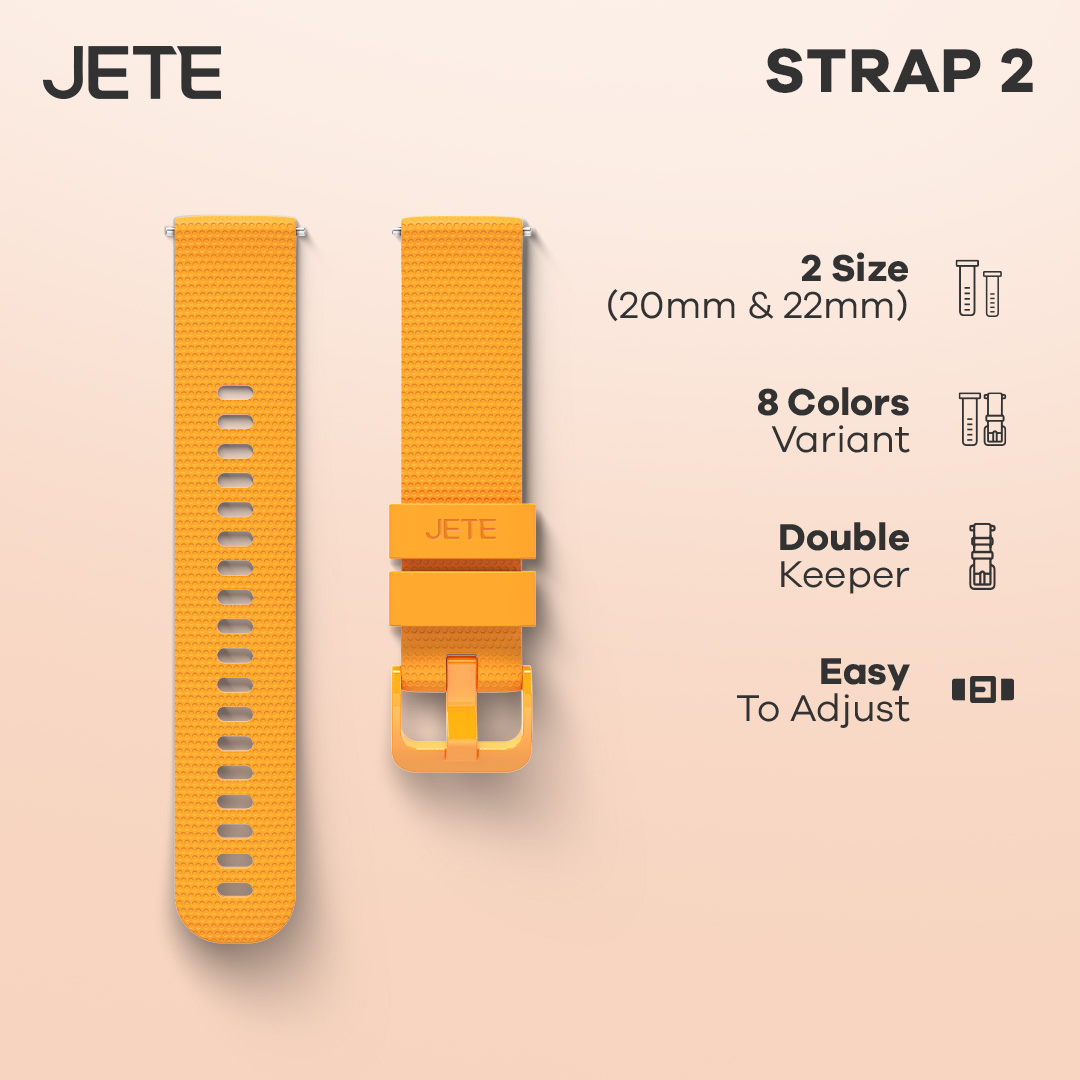 Jual JETE Strap 02 22mm All Smartwatch - JETE Indonesia